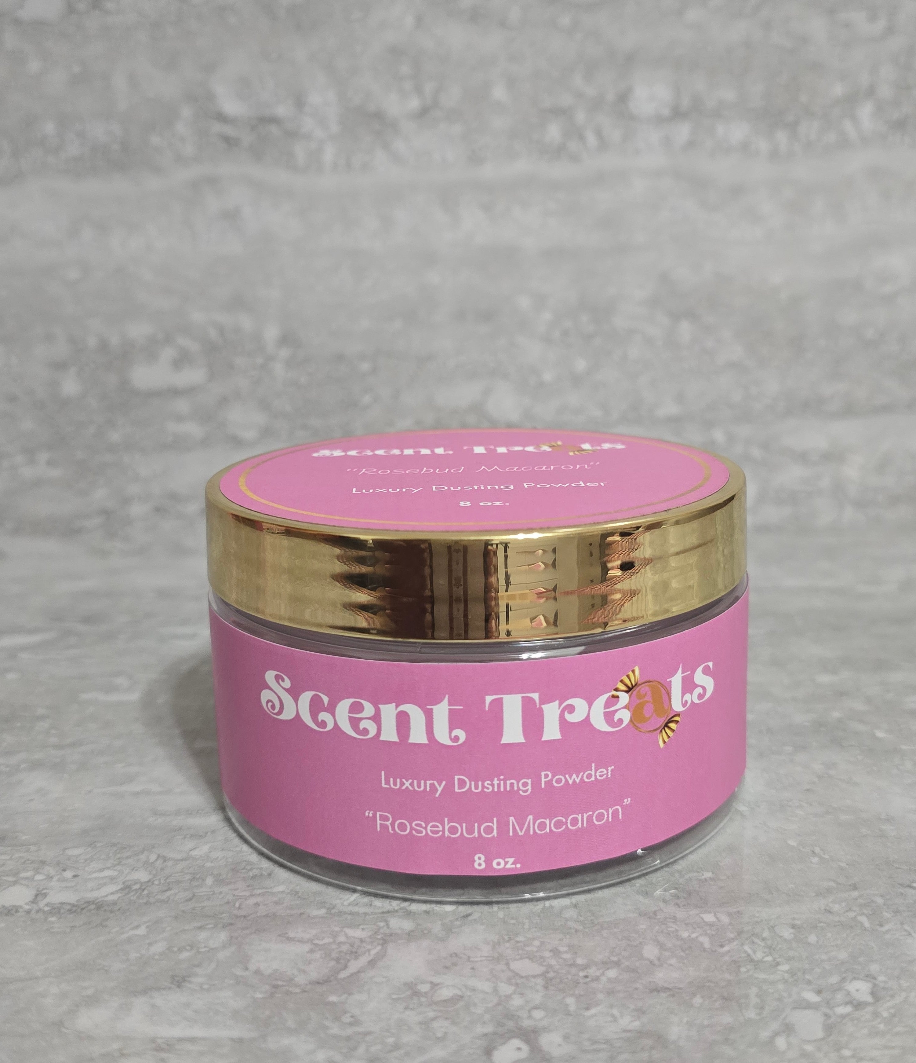 Rosebud Macaron - dusting powder – Scent Treats